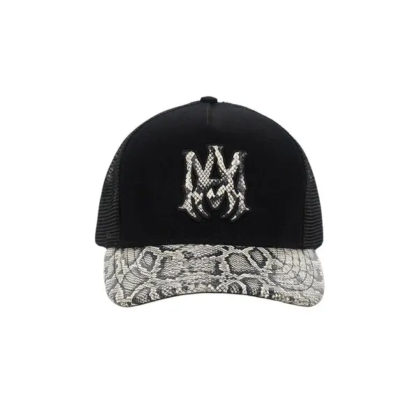Amiri Snake Ma Trucker Cap - Black