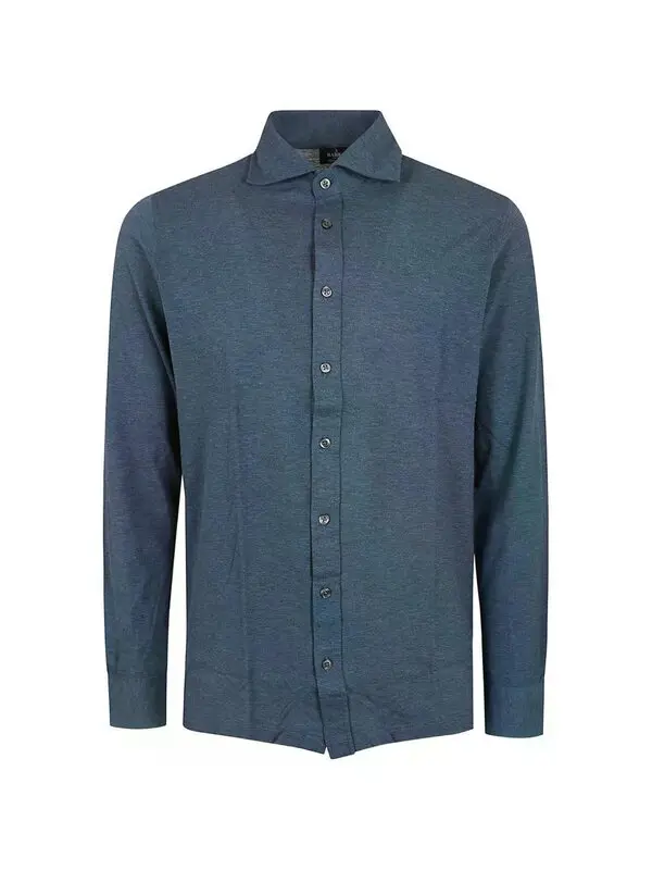 BARBA NAPOLI Buttoned Shirt - Blue