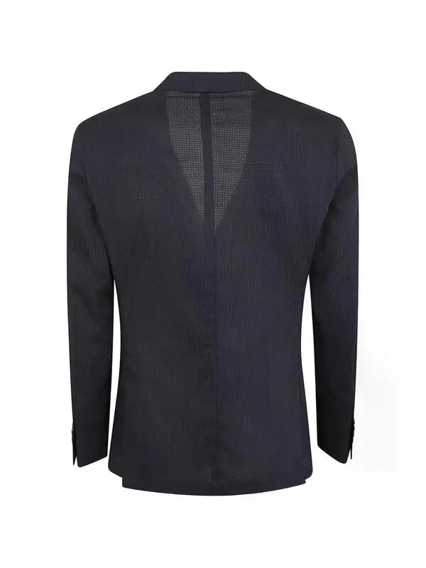 Eleventy Buttoned Suit - Blue