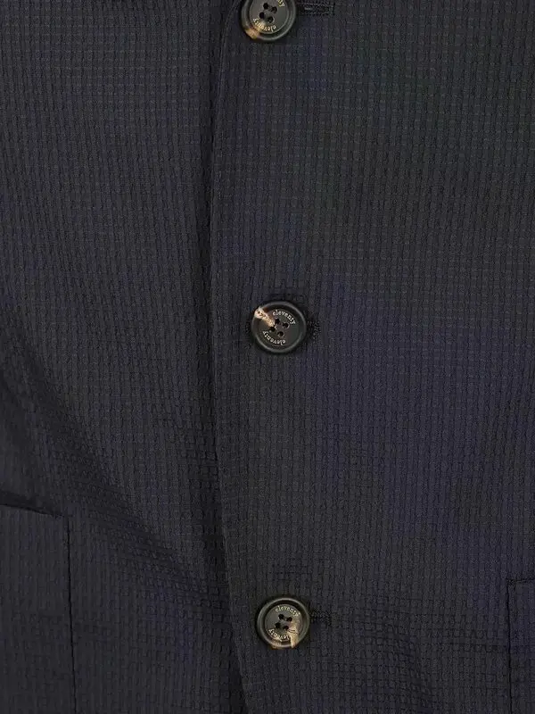 Eleventy Buttoned Suit - Blue