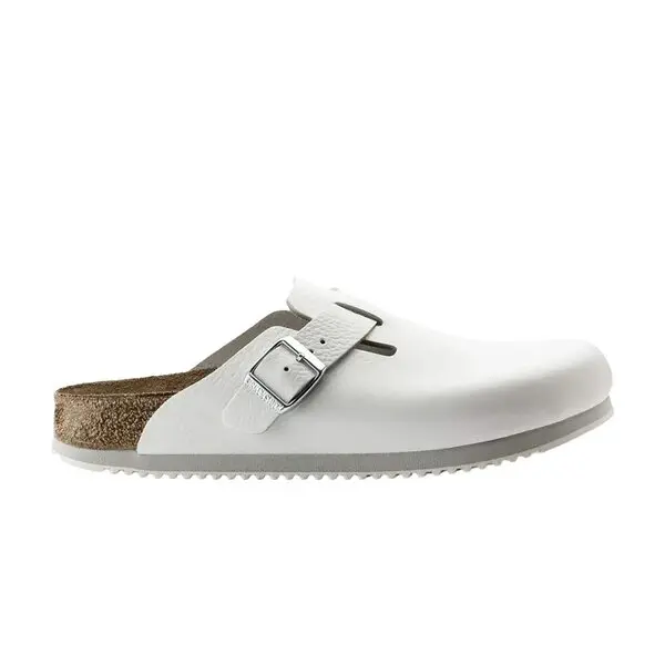 BIRKENSTOCK Boston Soft Footbed Sandal - White