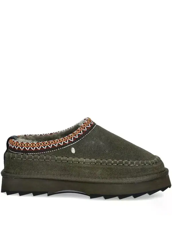 EMU AUSTRALIA Sharky Adventure Scuff Slippers - Green