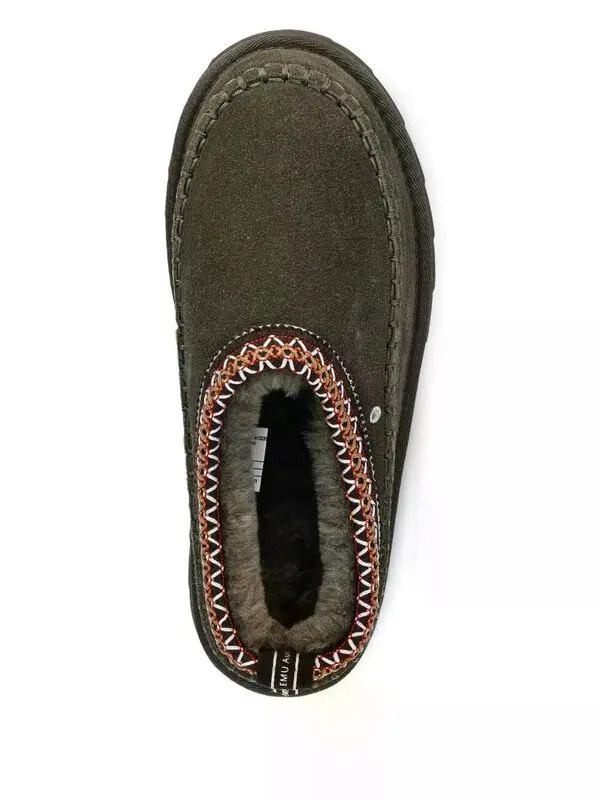EMU AUSTRALIA Sharky Adventure Scuff Slippers - Green