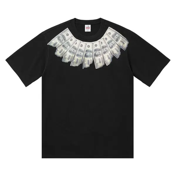 Supreme X Mm6 Maison Margiela Money Short-sleeve Top - Black