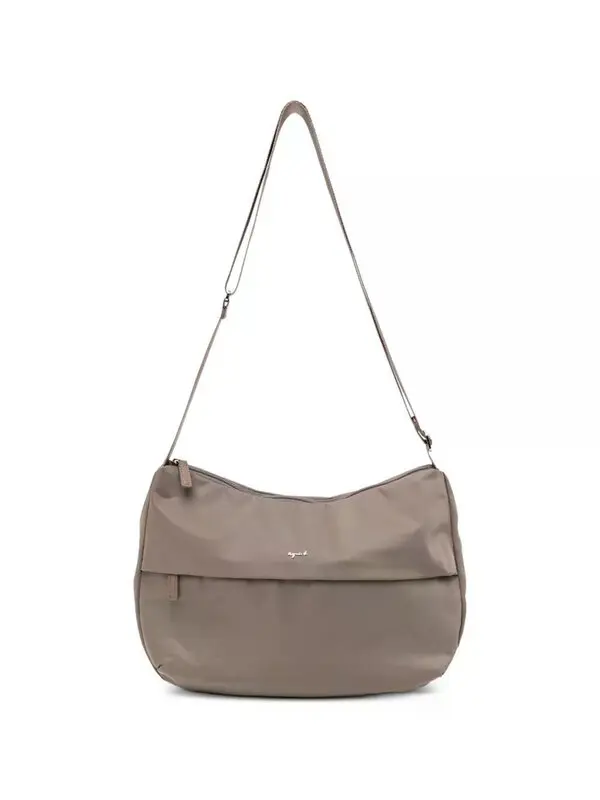 AGNES B. Logo-embossed Shoulder Bag