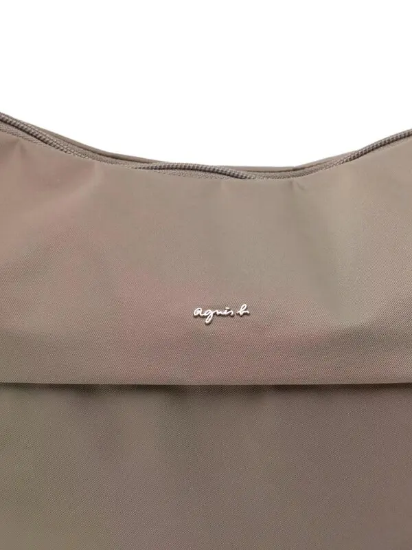AGNES B. Logo-embossed Shoulder Bag