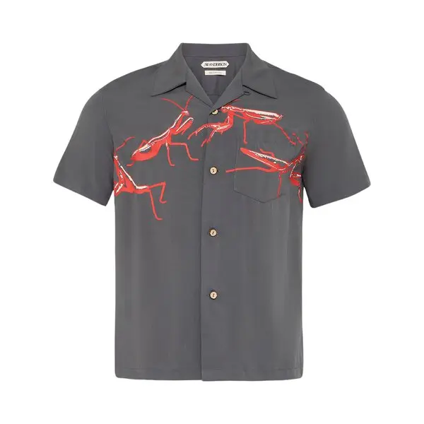 JW Anderson Short Sleeve Camp Collar Shirt