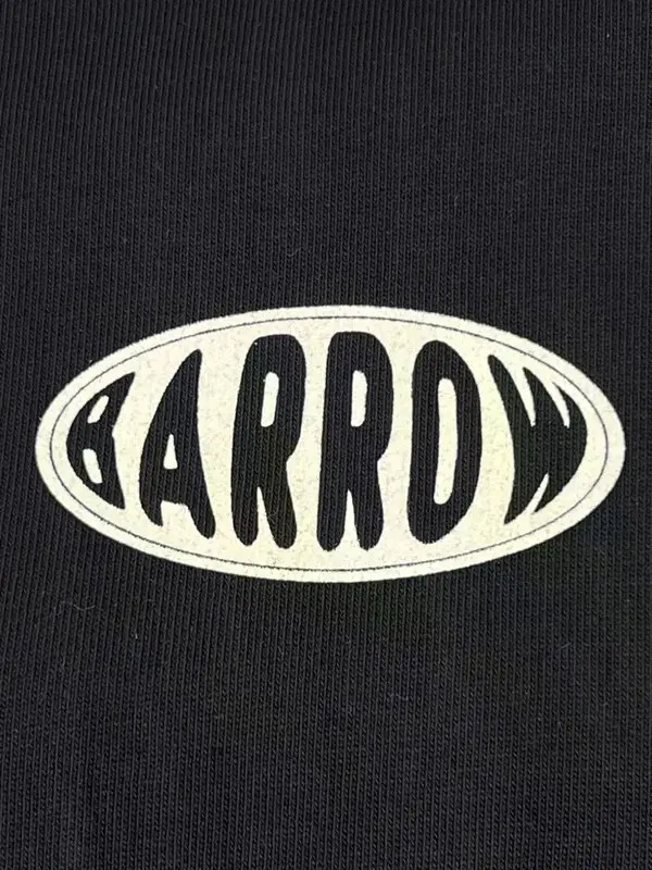 BARROW Logo-print Hoodie - Black