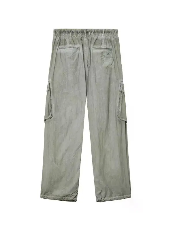 Izzue Wide-leg Cargo Trousers - Green