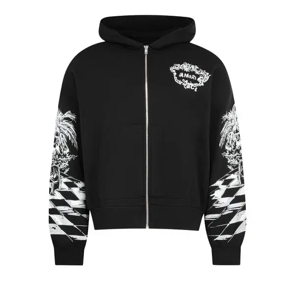 Amiri Chateau Sketch Zip Hoodie