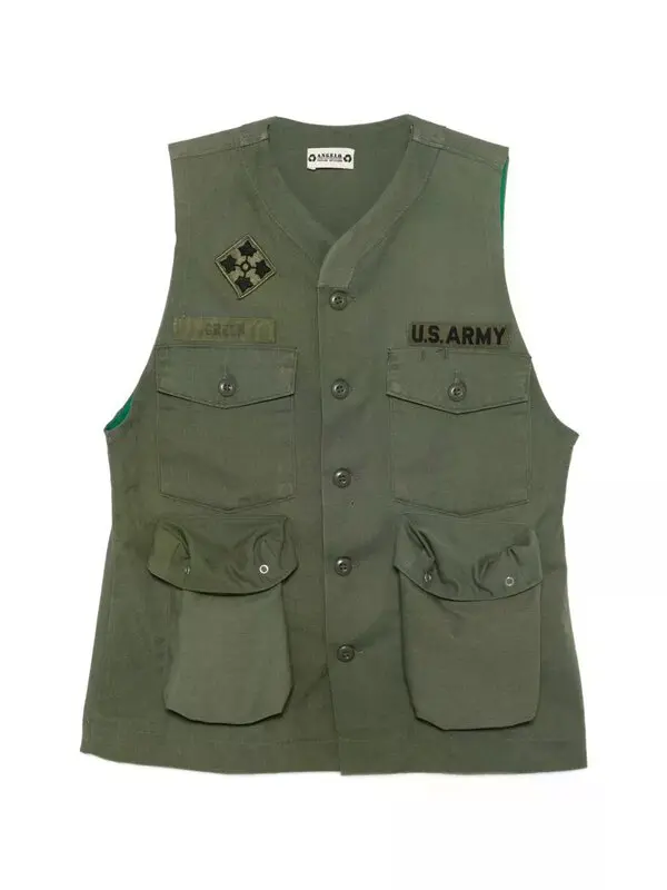 A.N.G.E.L.O. VINTAGE CULT Upcycled Buttoned Vest