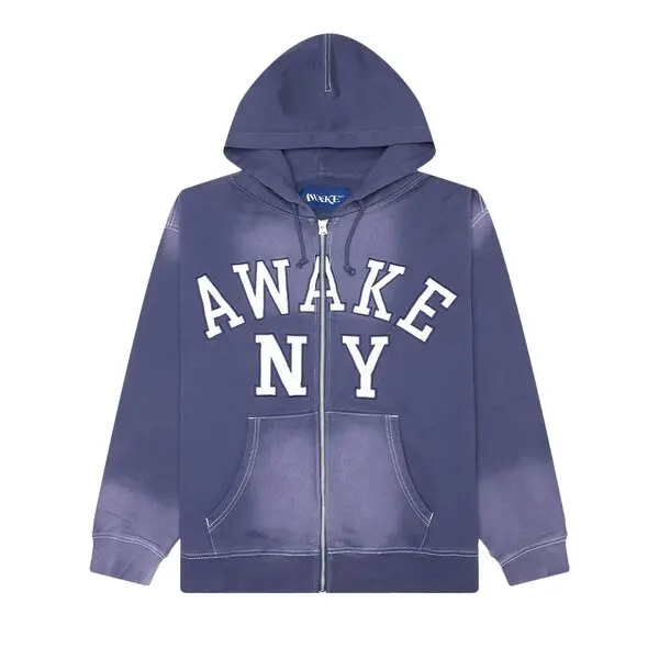 AWAKE NY Collegiate Arch Zip Hoodie
