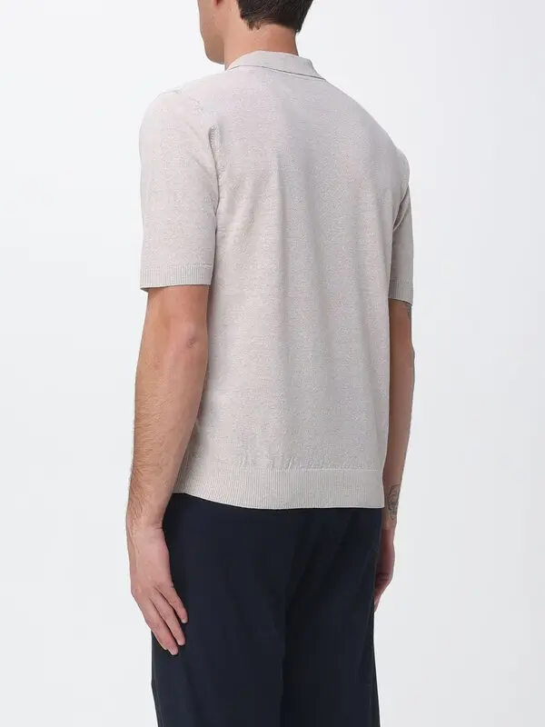 Eleventy Cotton Knit Polo Shirt