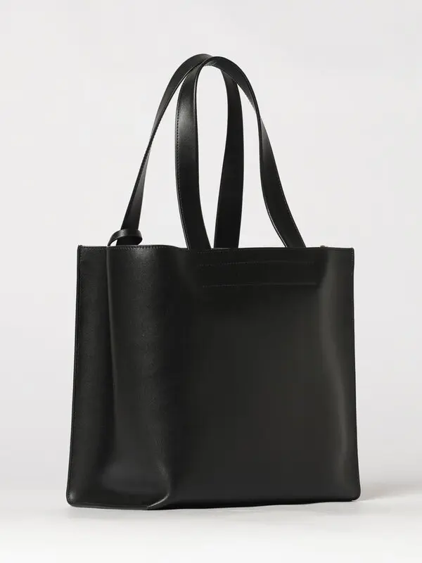 Furla Divide Leather Tote Bag - Black