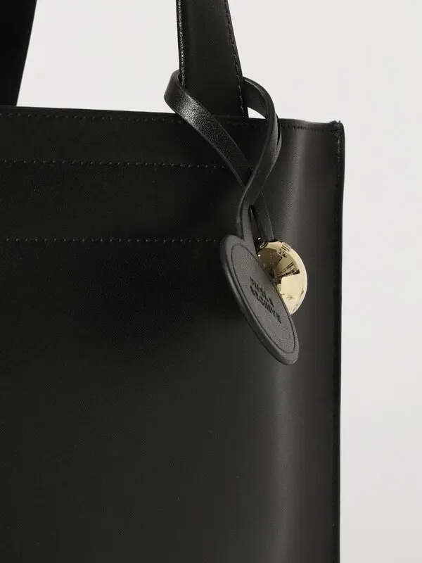 Furla Divide Leather Tote Bag - Black