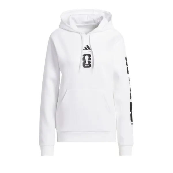 Adidas Fifa World Cup 26 Match Ball Graphic Hoodie - White