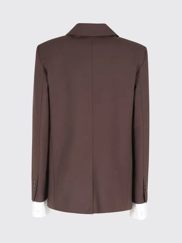 SEMICOUTURE Double Breasted Blazer - Brown