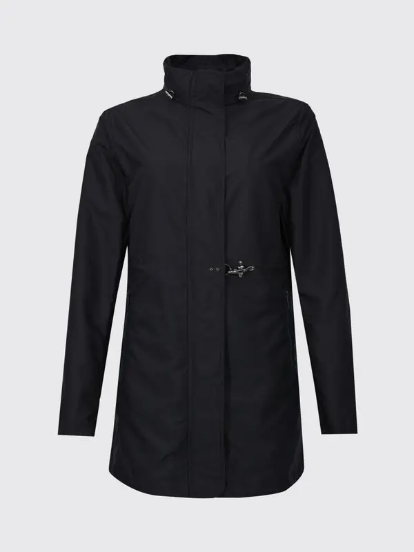 FAY Technical Poplin Raincoat - Blue