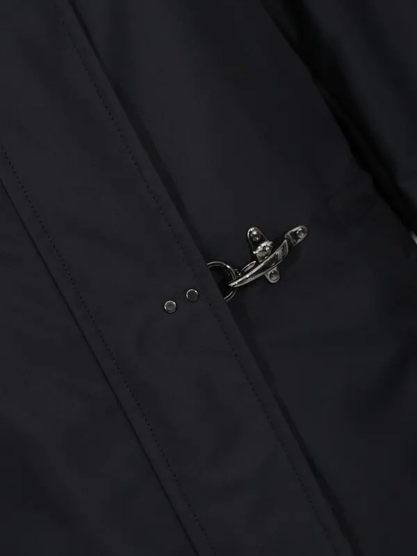 FAY Technical Poplin Raincoat - Blue