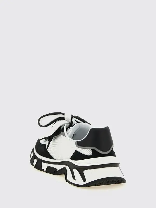 Dolce & Gabbana Dg Country Road Suede And Mesh Sneakers - White 2