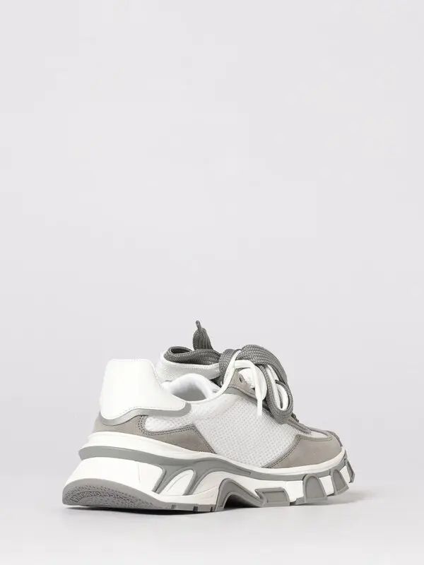 Dolce & Gabbana Dg Country Road Suede And Mesh Sneakers - White