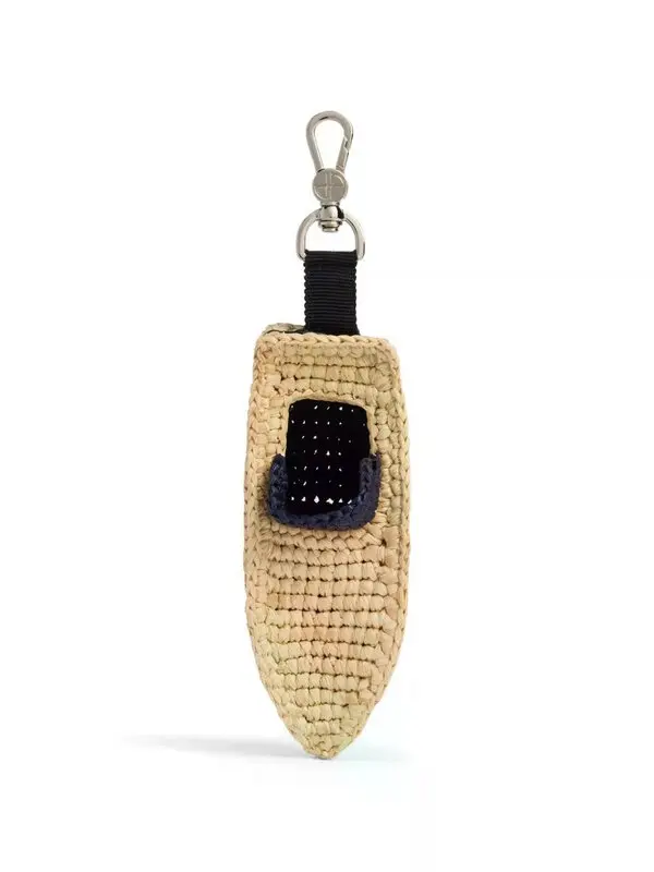 PATOU Boat-shape Keyring - Neutrals