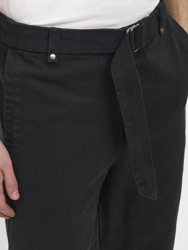 ENTIRE STUDIOS Belted Wide-leg Trousers - Black