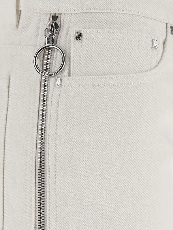 Rabanne Straight Cotton Denim Jeans