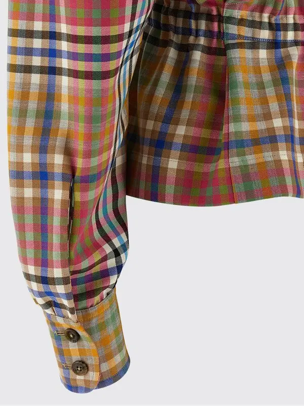 VIVIENNE WESTWOOD Tartan Wool Single-breasted Blazer