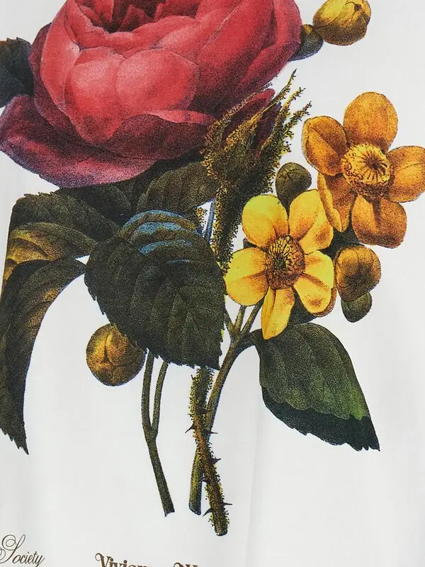 VIVIENNE WESTWOOD Floral Cotton T-shirt