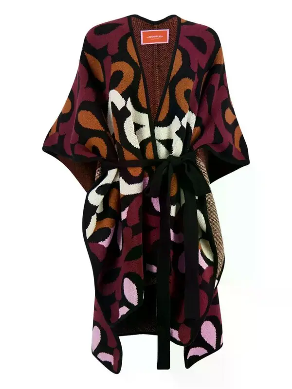 La DoubleJ Maiolika Wool Robe - Red