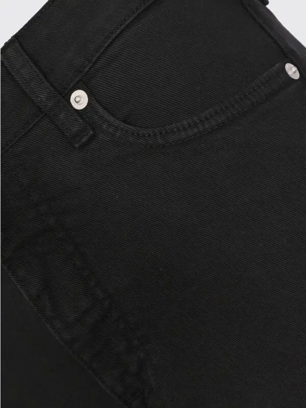 CYCLE Flared Cotton Denim Jeans - Black