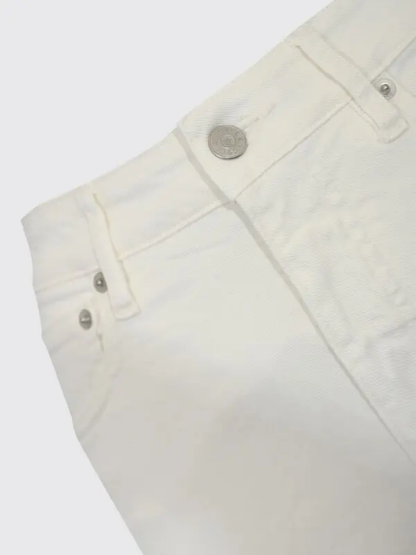 CYCLE Flared Cotton Denim Jeans - White