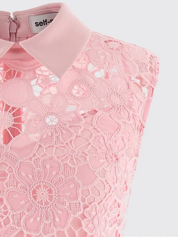 SELF-PORTRAIT Lace Mini Dress - Pink