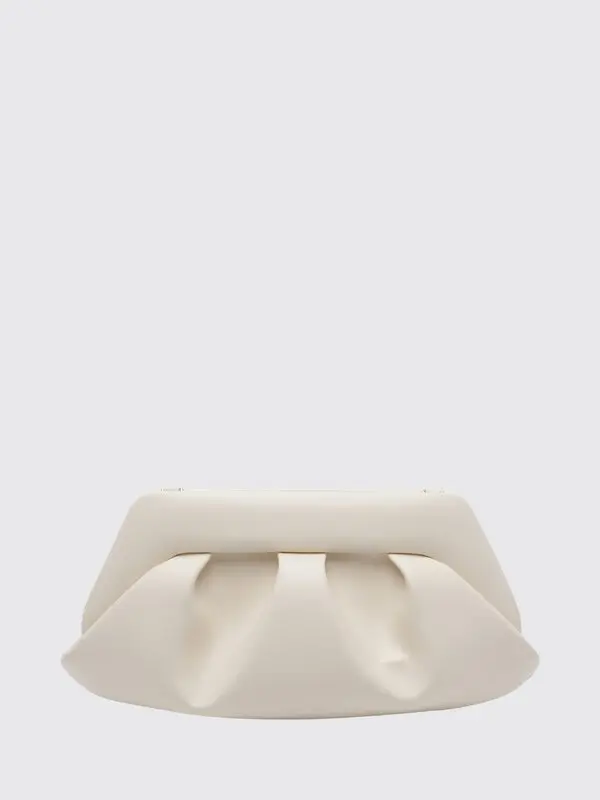 THEMOIRE Bios Vegan Leather Clutch - Ecru