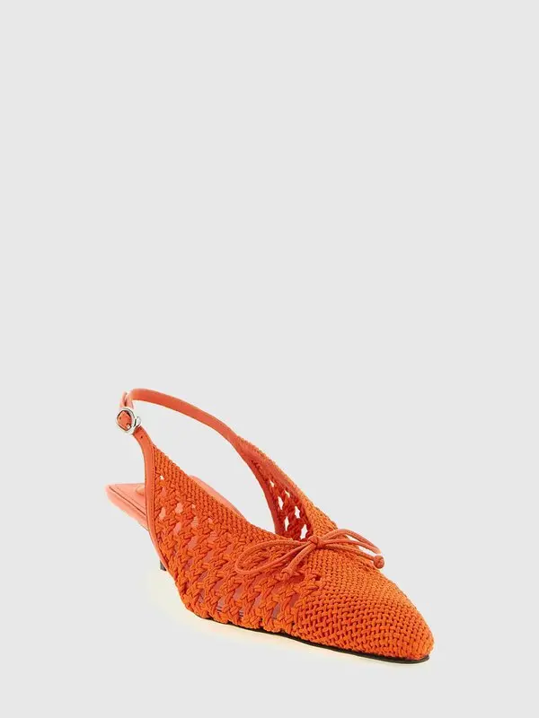 Jacquemus Duelo Crochet Knit Slingbacks