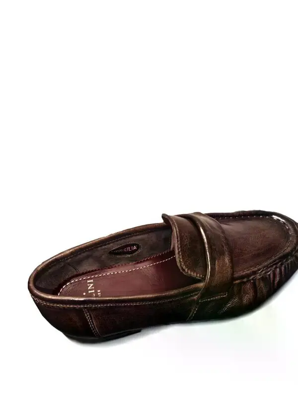 STURLINI FIRENZE Gathered-detail Loafers