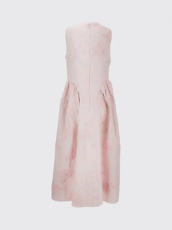 ROTATE BY BIRGER CHRISTENSEN Embroidered Midi Dress