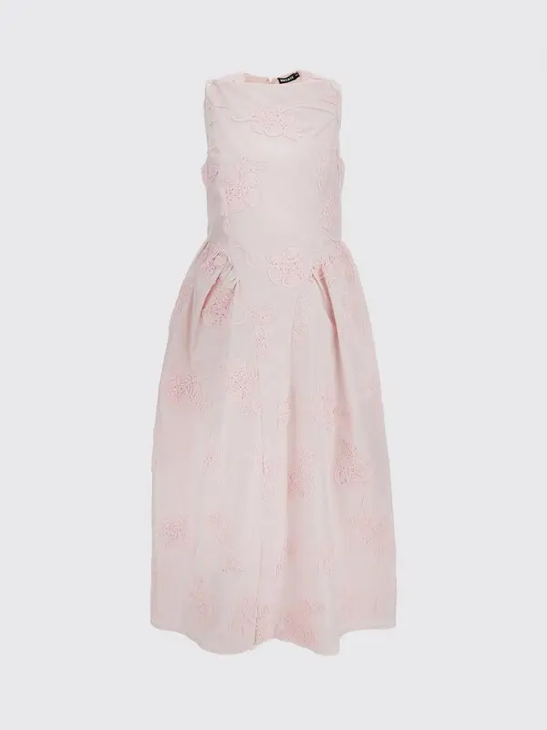 ROTATE BY BIRGER CHRISTENSEN Embroidered Midi Dress