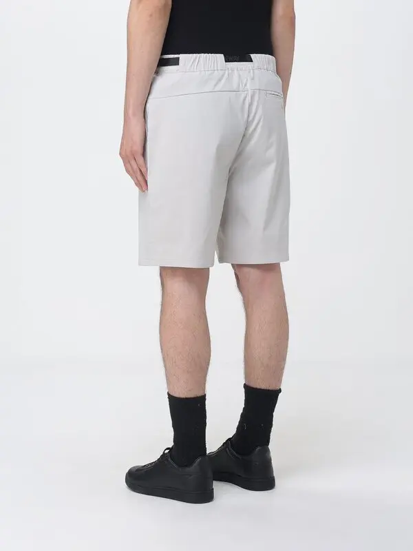 K-WAY Drawstring Stretch Technical Fabric Shorts - Beige