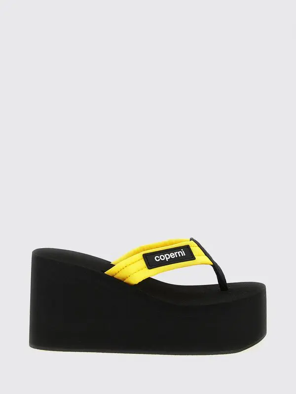 Coperni Platform Thong Sandals - Yellow