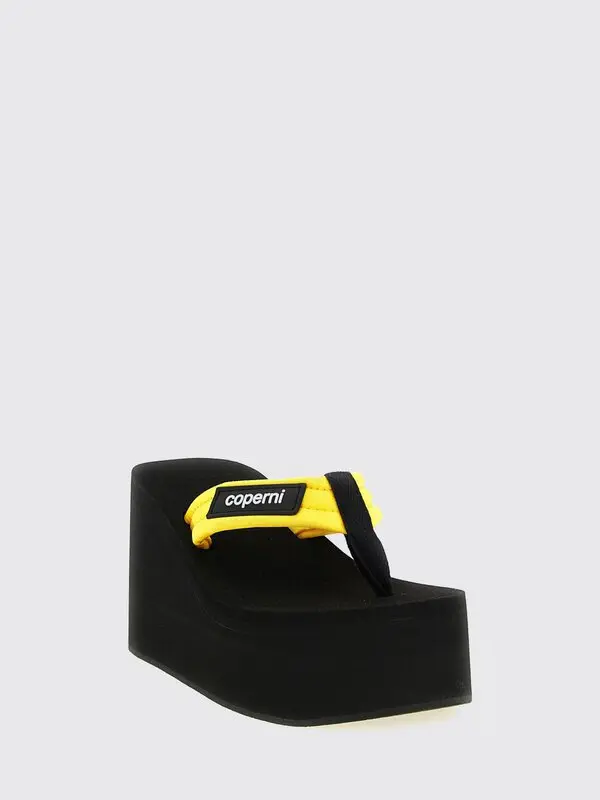 Coperni Platform Thong Sandals - Yellow
