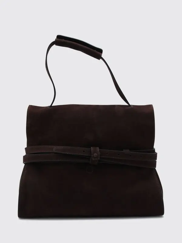Moschino Tie Me Suede Bag