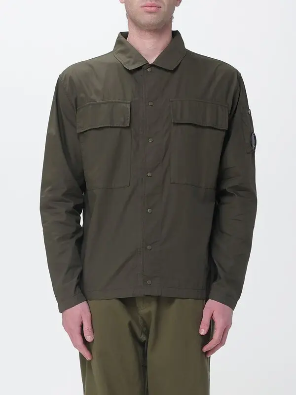 C.P. COMPANY Utility Jacket With Lens Detail - Green
