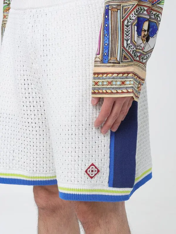 Casablanca Textured Knit Shorts