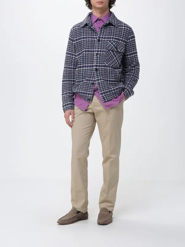 Etro Checked Shirt Jacket - Red