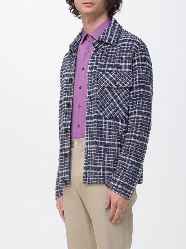 Etro Checked Shirt Jacket - Red