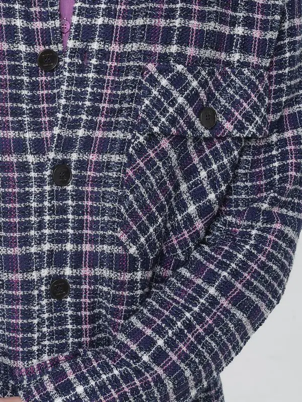 Etro Checked Shirt Jacket - Red