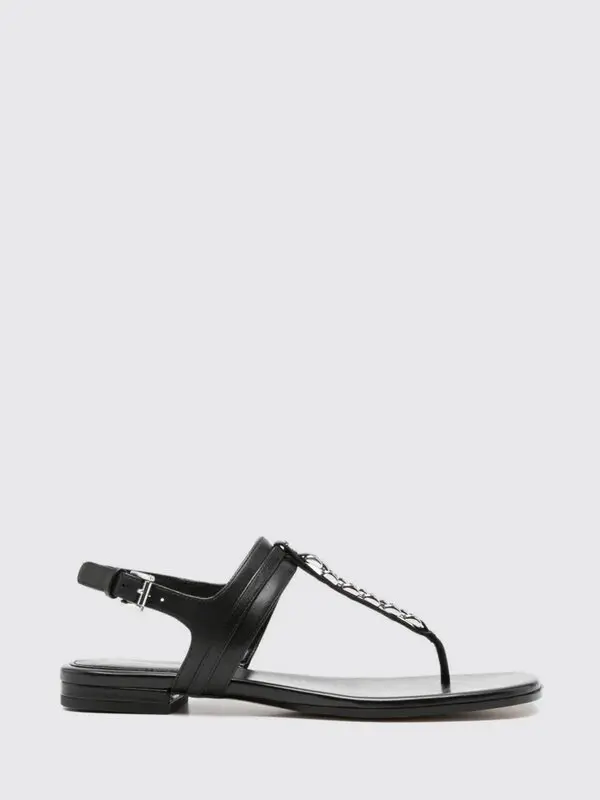 Michael Kors Marcia Leather Sandals - Black