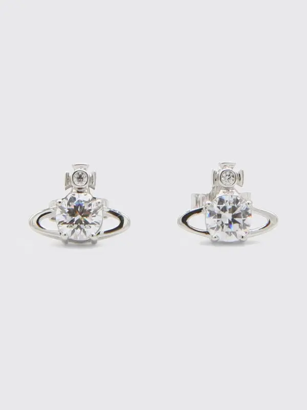 VIVIENNE WESTWOOD Orb Stud Earrings - Platinum